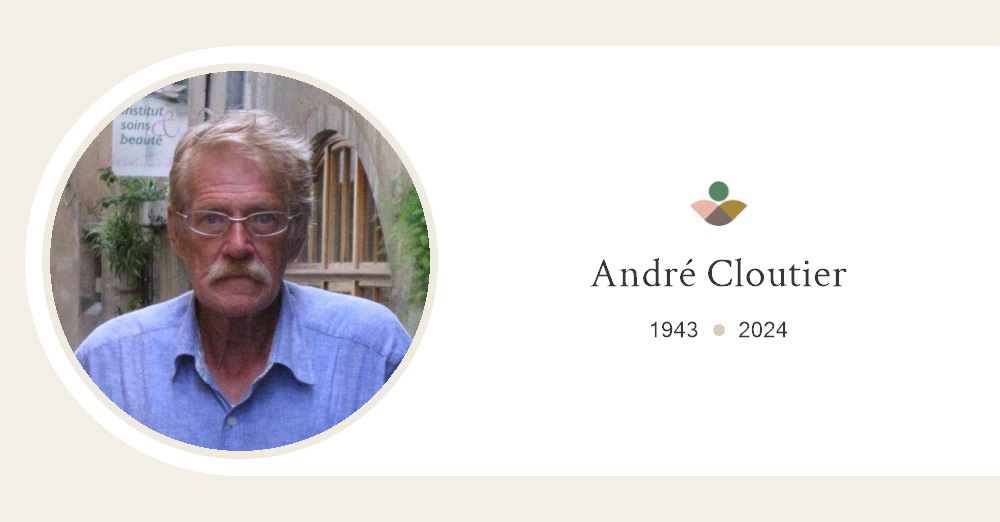 André Cloutier (1943 - 2024) | Québec, QC | Avis de décès
