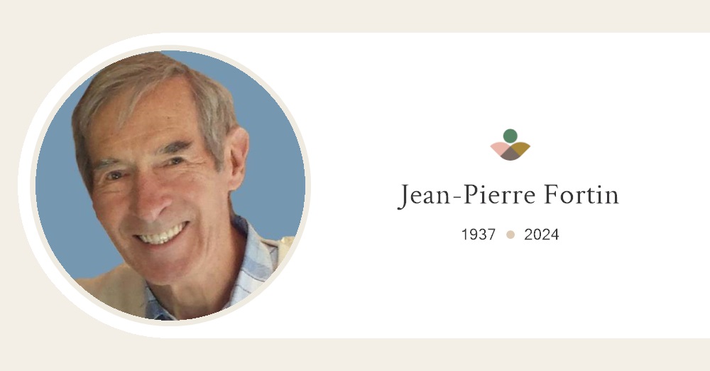 Jean-Pierre Fortin (1937 - 2024) | Québec, QC | Avis de décès