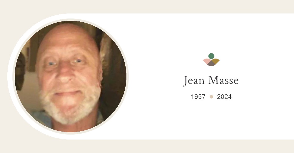 Jean Masse (1957 - 2024) | Montréal, QC | Avis de décès