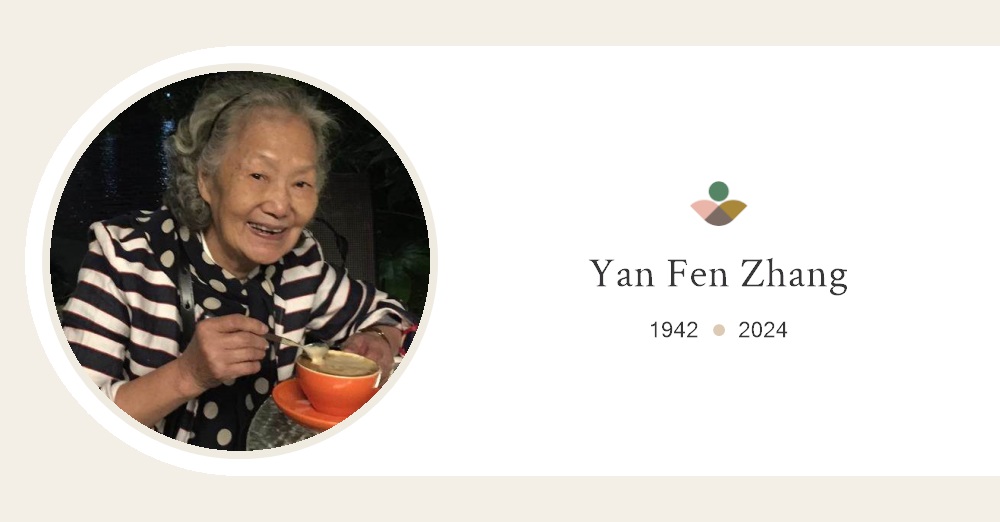 Yan Fen Zhang (1942 - 2024) | Québec, QC | Avis de décès