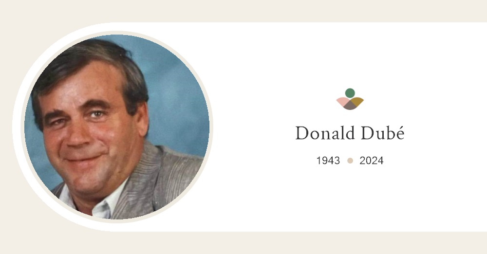 Donald Dubé (1943 - 2024) | Québec, QC | Avis de décès