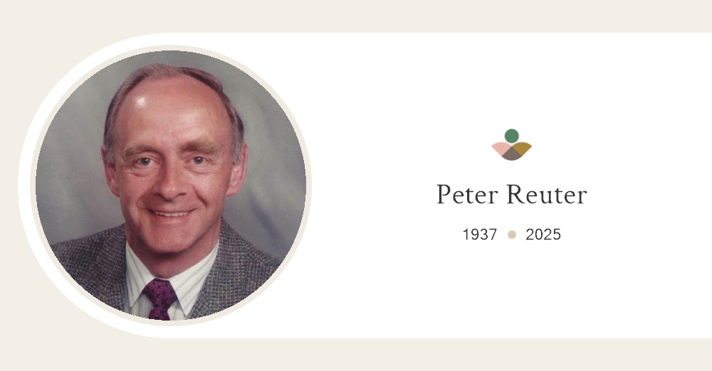 Peter Reuter (1937 - 2025) | Québec, QC | Avis de décès