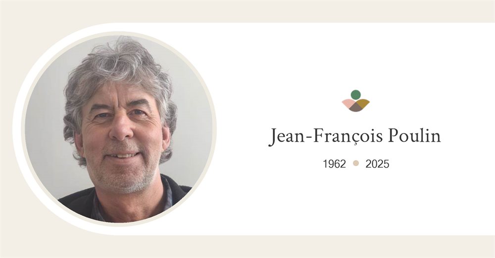 Jean-François Poulin (1962 - 2025) | Québec, QC | Avis de décès
