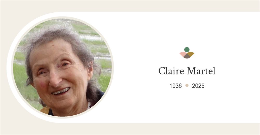 Claire Martel (1936 - 2025) | Québec, QC | Avis de décès