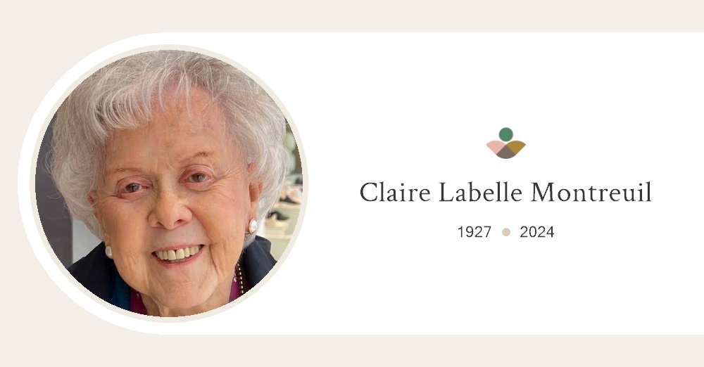 Claire Labelle Montreuil (1927 - 2024) | Québec, QC | Avis de décès